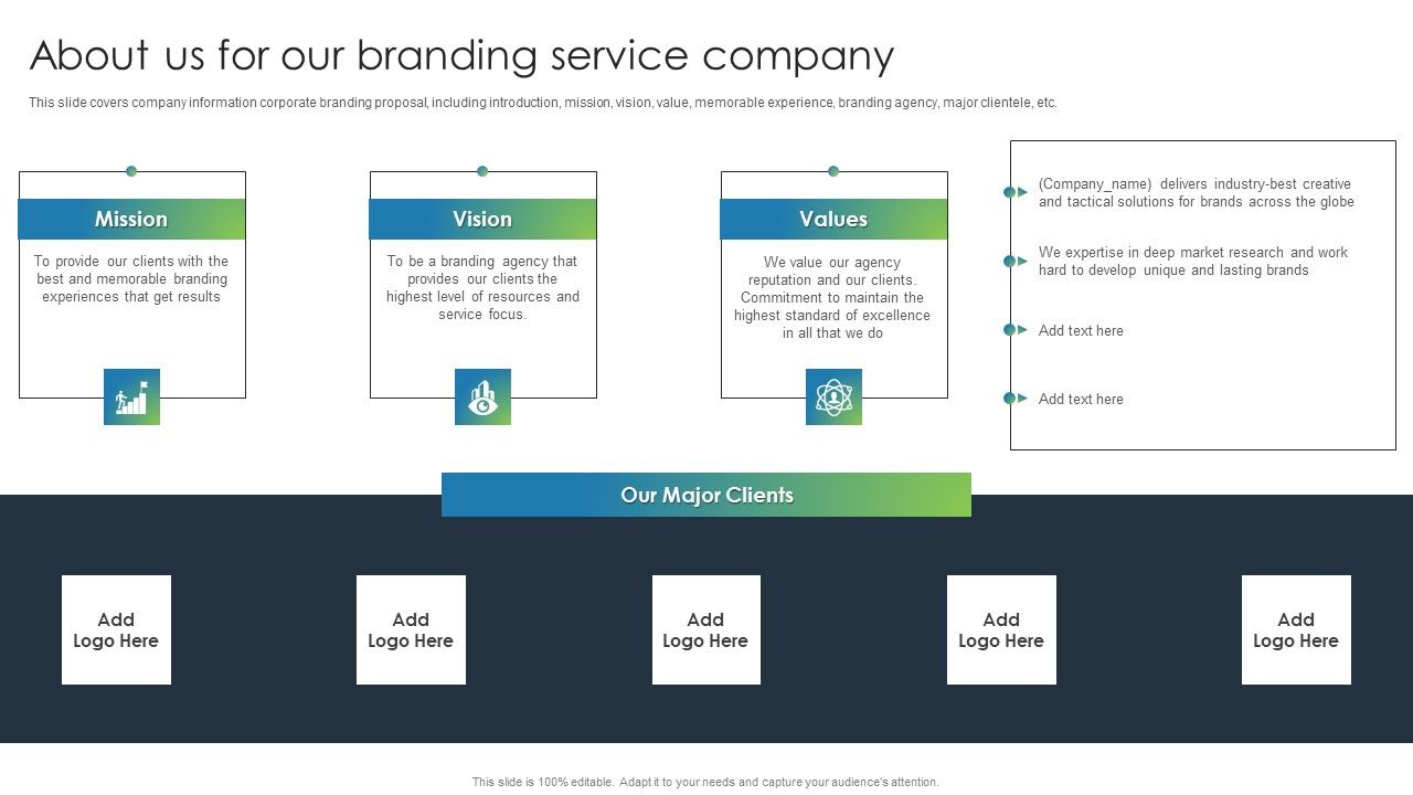 Corporate Branding Proposal About Us For Our Branding Service Company ...