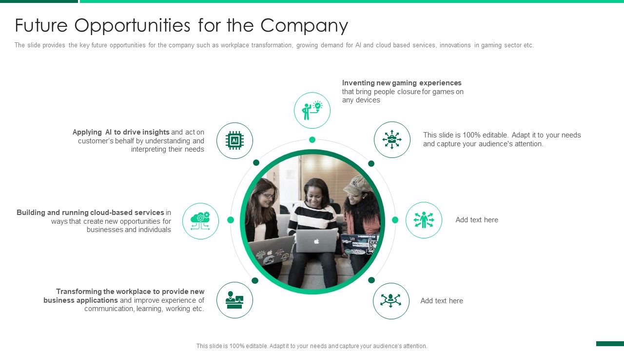 Corporate Profile IT Organization Future Opportunities For The Company ...