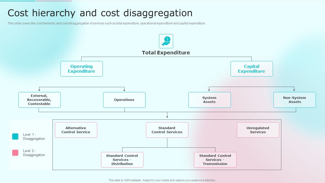 Cost Distribution Accounting Techniques Cost Hierarchy And Cost Disaggregation Ideas Pdf