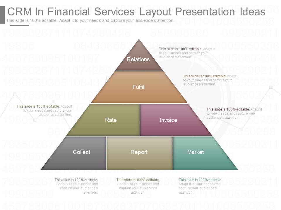 Crm In Financial Services Layout Presentation Ideas