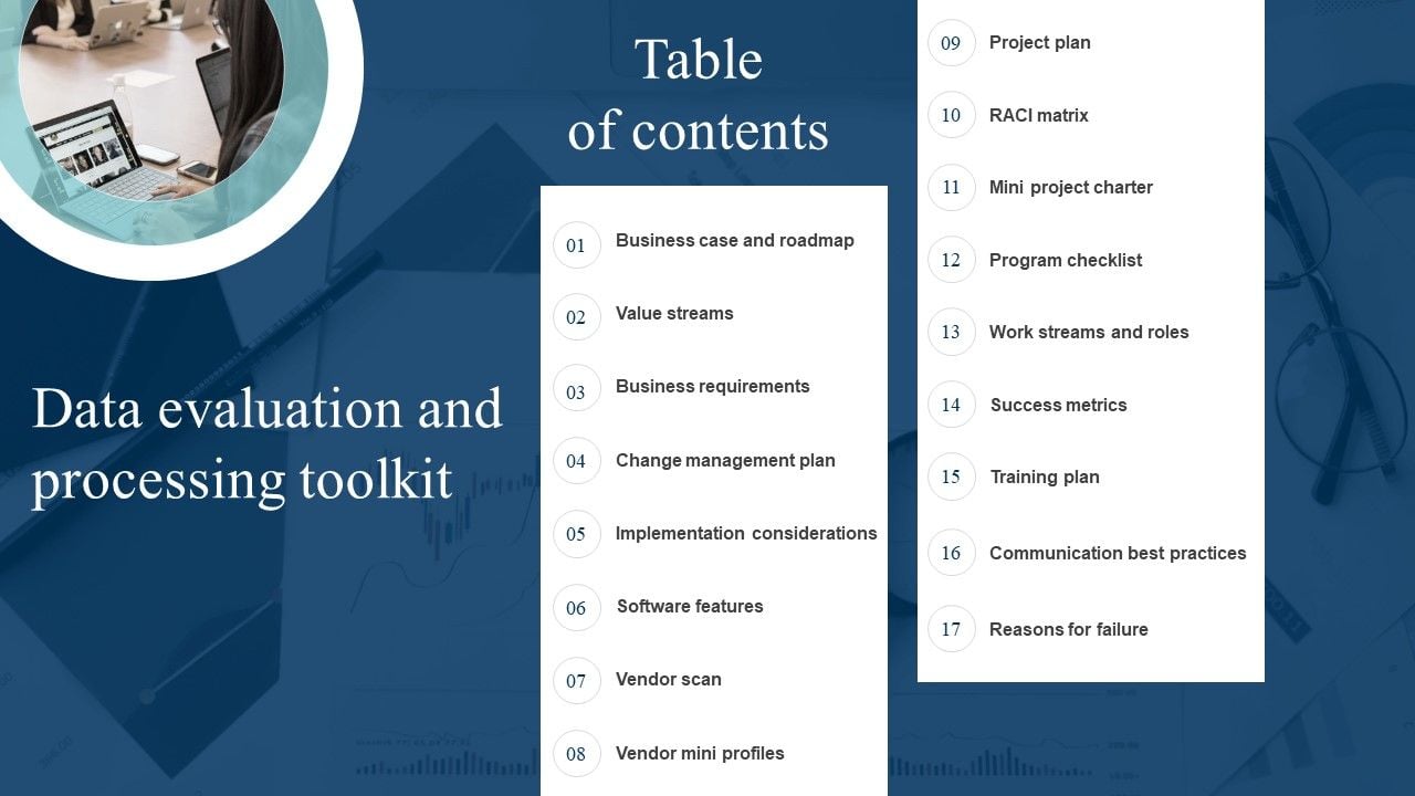 Data Evaluation And Processing Toolkit Table Of Contents Summary PDF Data Evaluation And Processing Toolkit Table Of Contents Summary PDF