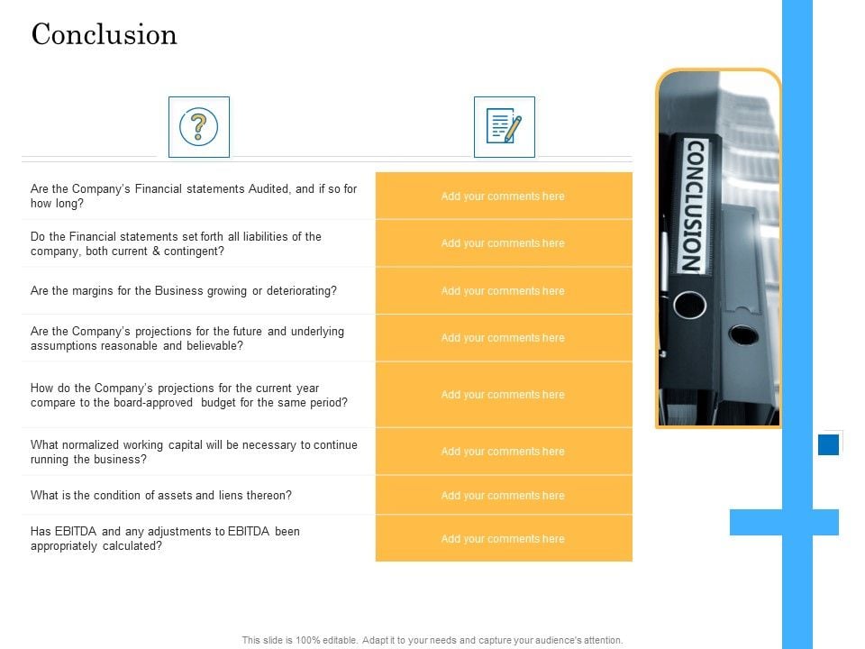 Deal Assessment Audit Process Conclusion Elements PDF