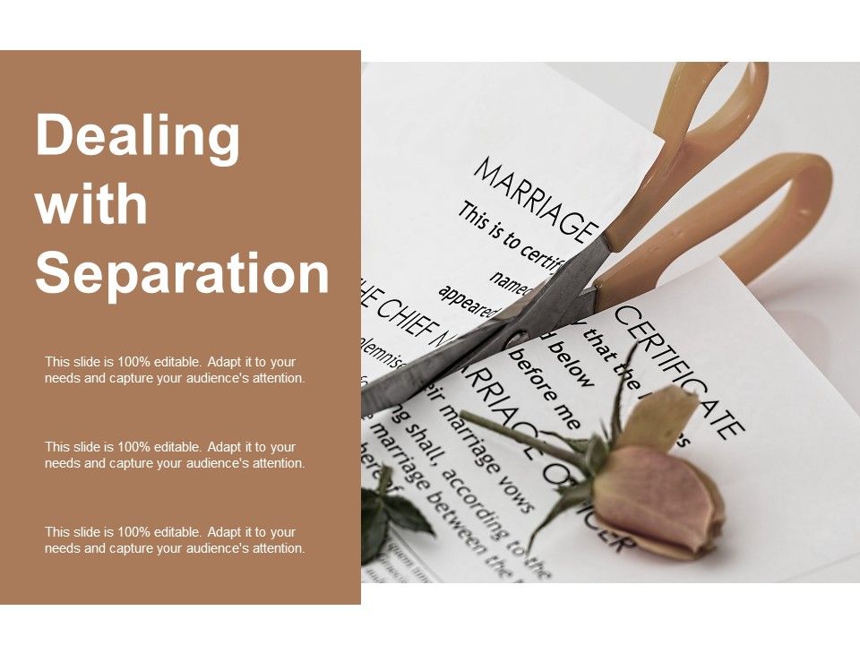 Dealing With Separation Ppt Powerpoint Presentation Outline Format Ideas Dealing With Separation Ppt Powerpoint Presentation Outline Format Ideas