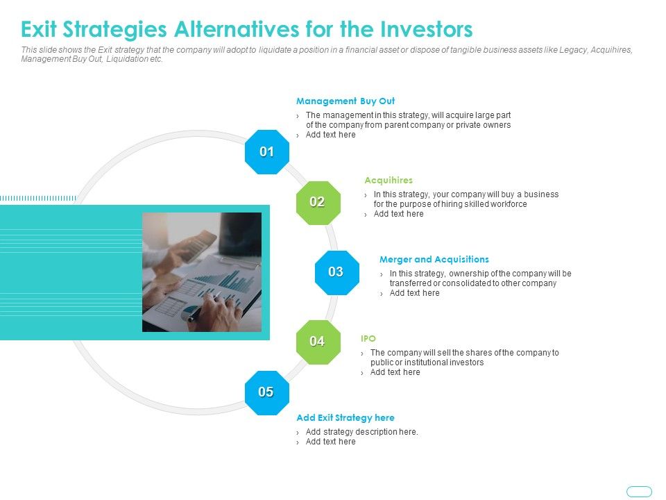 Debt Funding Investment Pitch Deck Exit Strategies Alternatives For The ... Debt Funding Investment Pitch Deck Exit Strategies Alternatives For The ...