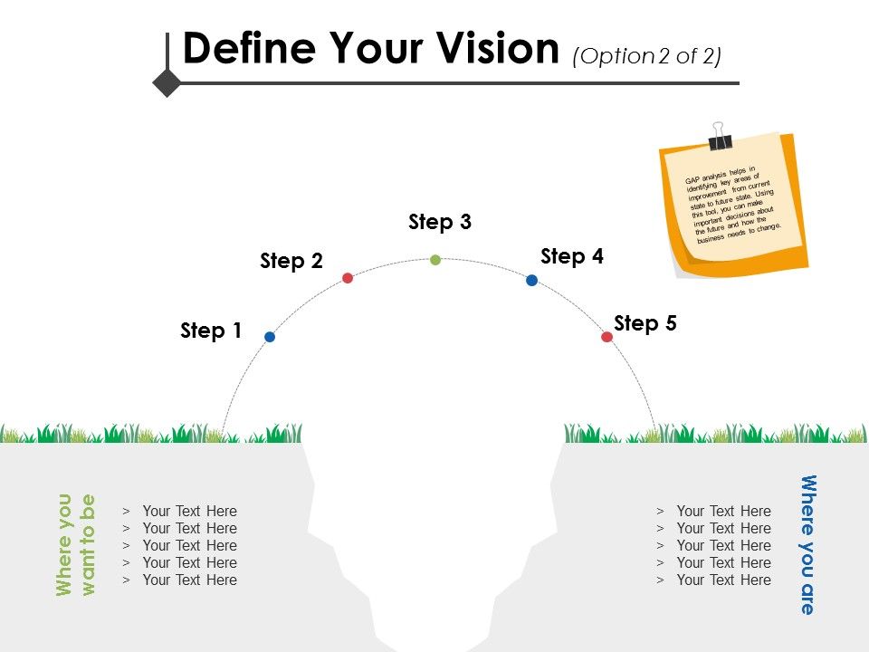 Define Your Vision Step Ppt PowerPoint Presentation Inspiration Influencers