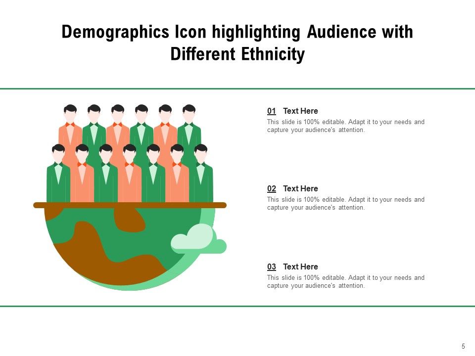 Demographics Of A Population Icon Demographics Analysis Ppt PowerPoint Presentation Complete Deck