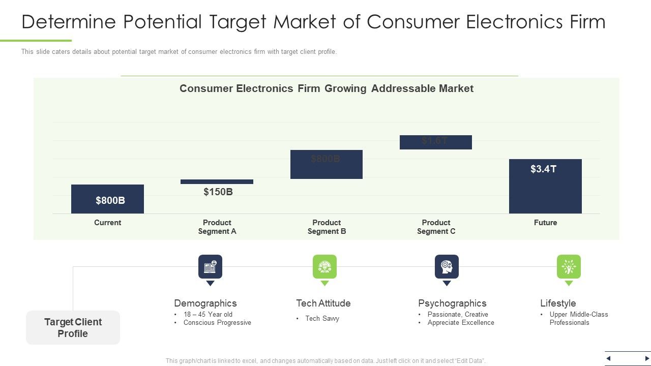 Determine Potential Target Market Of Consumer Electronics Firm Ppt Show ...