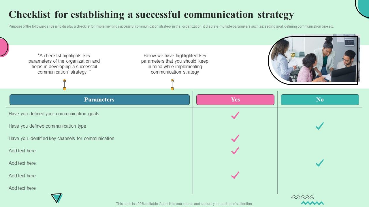 Developing Effective Stakeholder Communication Checklist For Establishing A