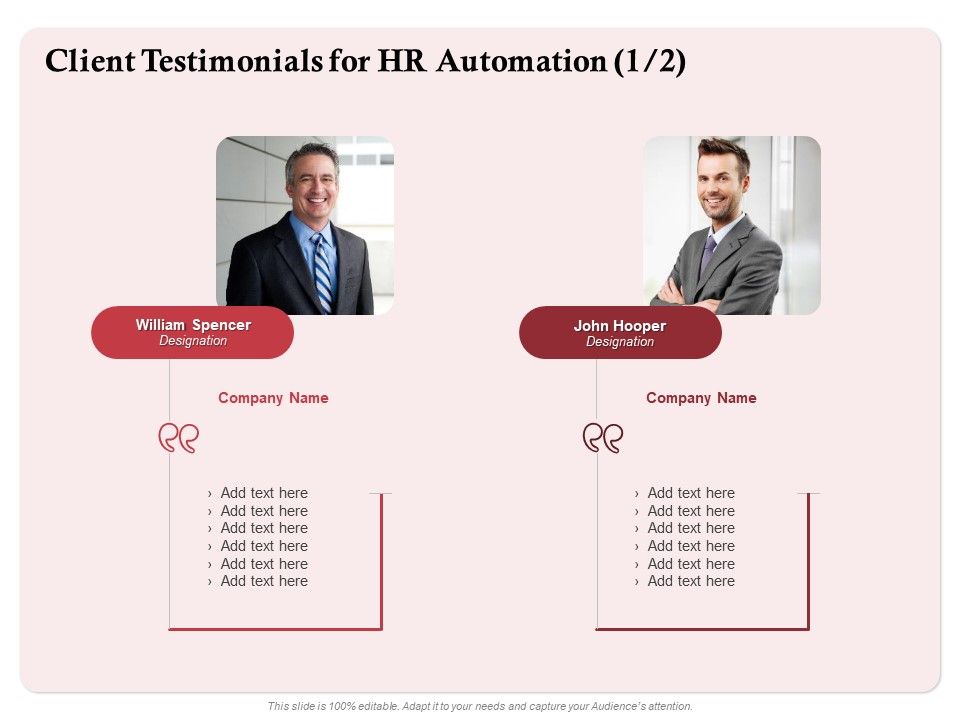 Development And Implementation Client Testimonials For HR Automation ...