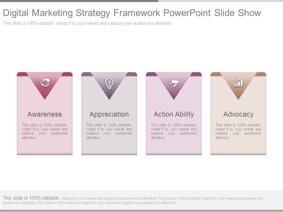 Digital Marketing Strategy Framework Powerpoint Slide Show Digital Marketing Strategy Framework Powerpoint Slide Show
