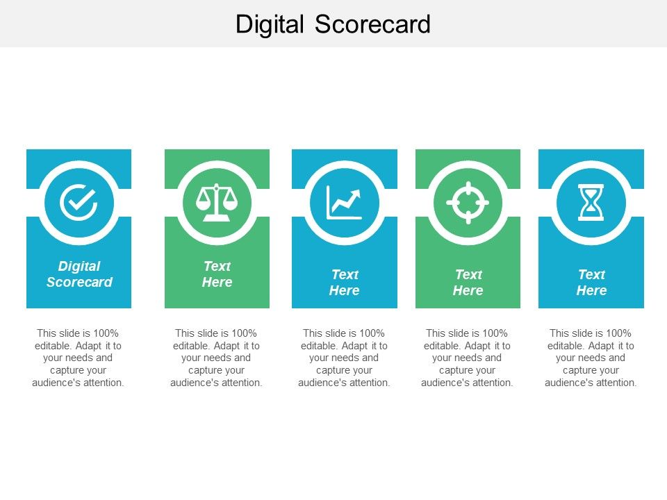 Digital Scorecard Ppt PowerPoint Presentation Professional Gridlines Cpb