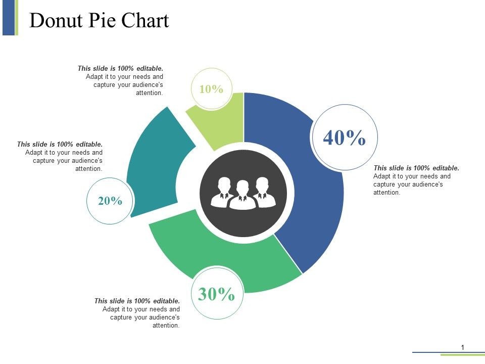 Donut Pie Chart Ppt PowerPoint Presentation Visual Aids Infographic Template