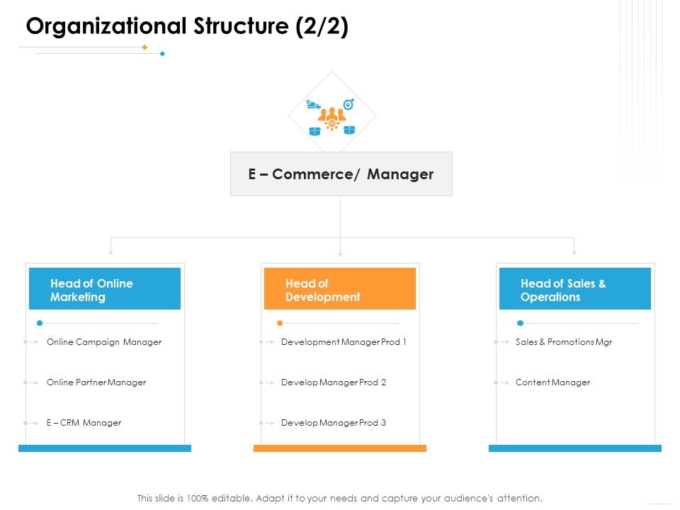 Ecommerce Management Organizational Structure Sales Ppt Pictures Layout Ideas Pdf