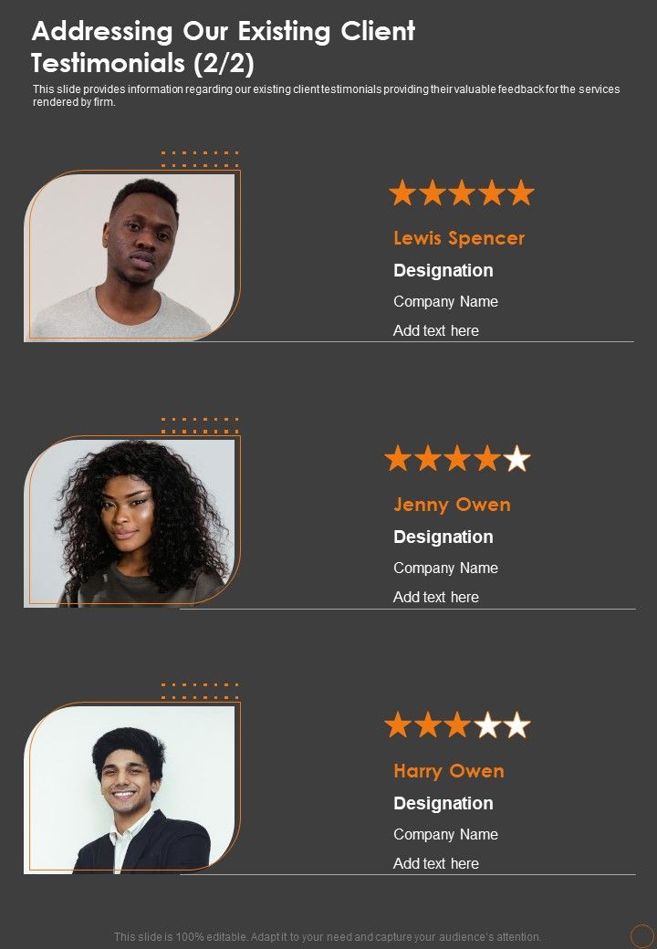 Electrical Services Bid Proposal Addressing Our Existing Client Testimonial