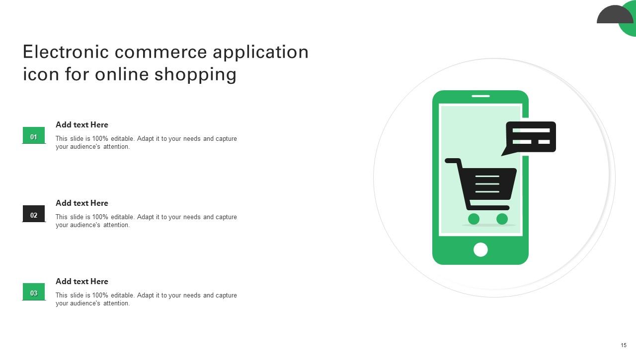 Electronic Commerce Application Ppt PowerPoint Presentation Complete Deck With Slides