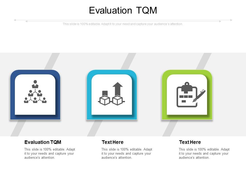 Evaluation TQM Ppt PowerPoint Presentation Model Smartart Cpb Pdf