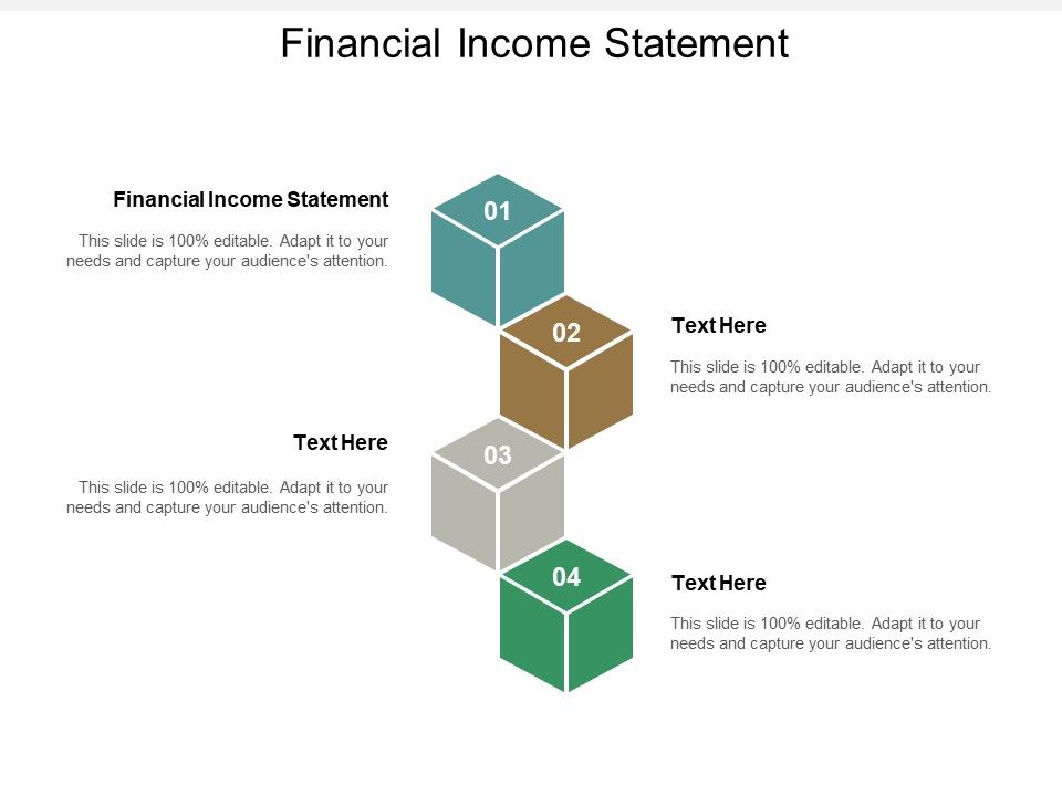 Financial Income Statement Ppt PowerPoint Presentation Ideas Template Cpb