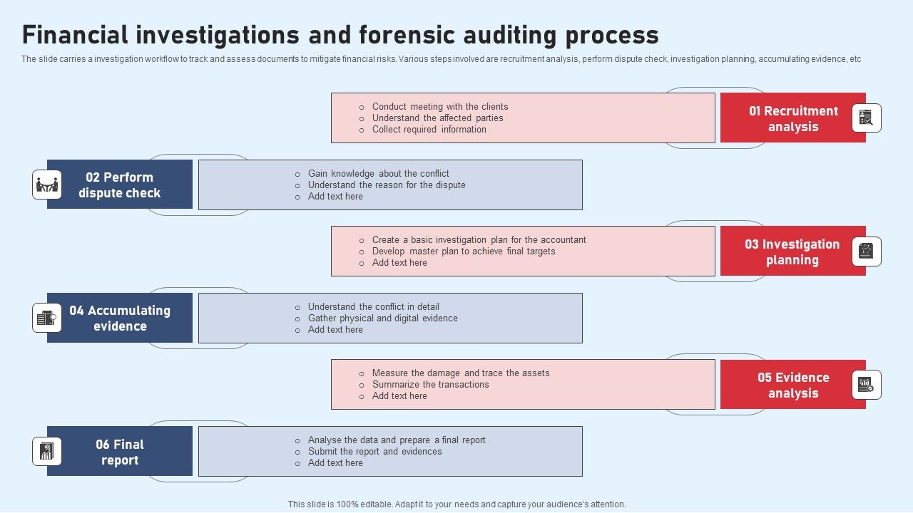 Financial Investigations And Forensic Auditing Process Structure PDF