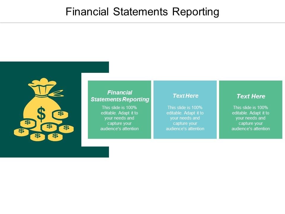 Financial Statements Reporting Ppt Powerpoint Presentation Summary Elements