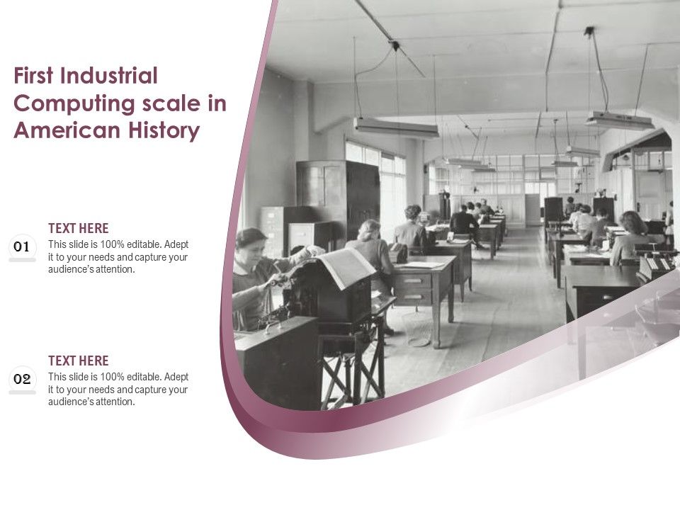 First Industrial Computing Scale In American History Ppt PowerPoint ...