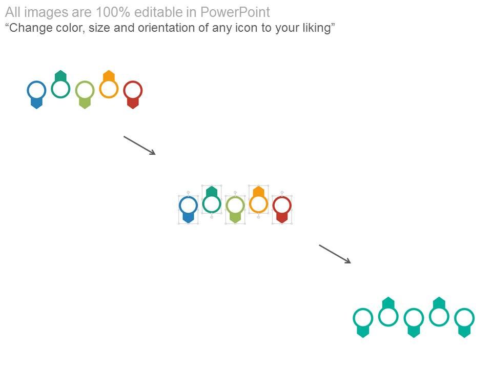 Five Sequential Year Tags Timeline Diagram Powerpoint Slides Five Sequential Year Tags Timeline Diagram Powerpoint Slides