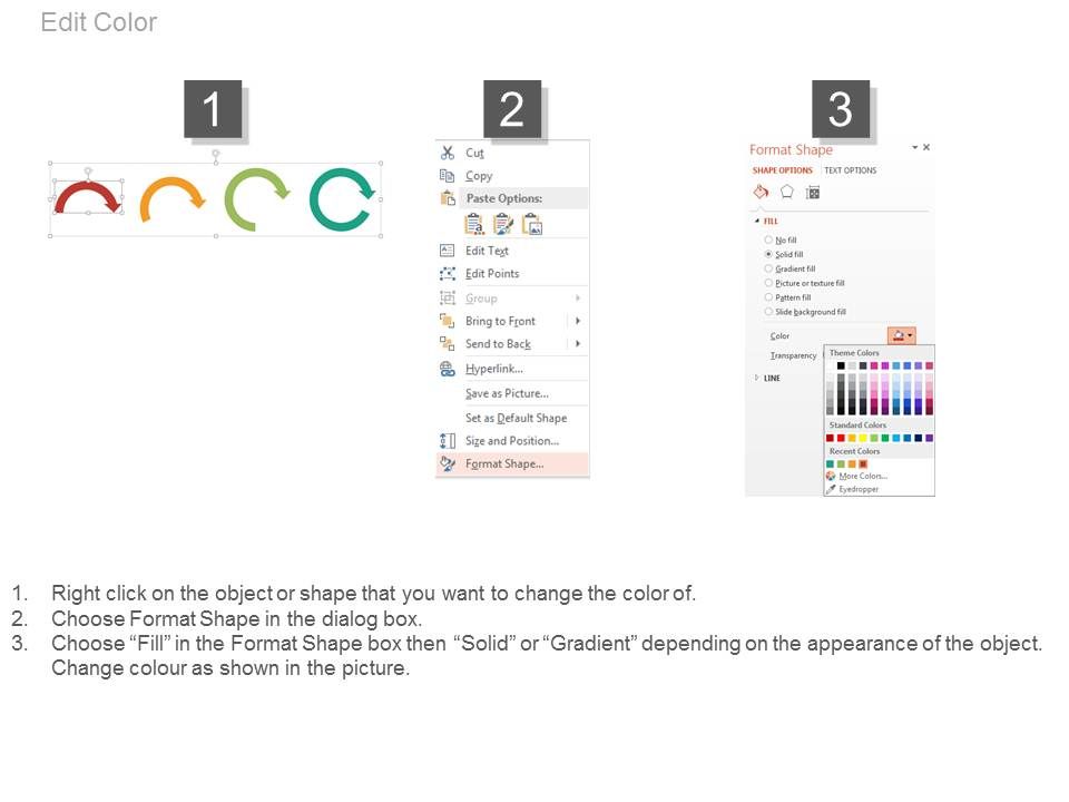 Four Sequential Arrows Timeline Diagram Powerpoint Slides