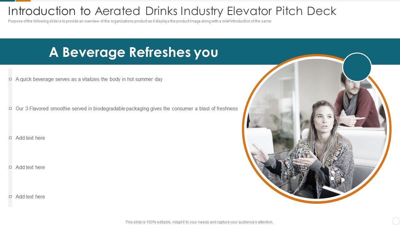 Fundraising Pitch Deck For Carbonated Drinks Industry Introduction To Aerated Drinks Industry ...