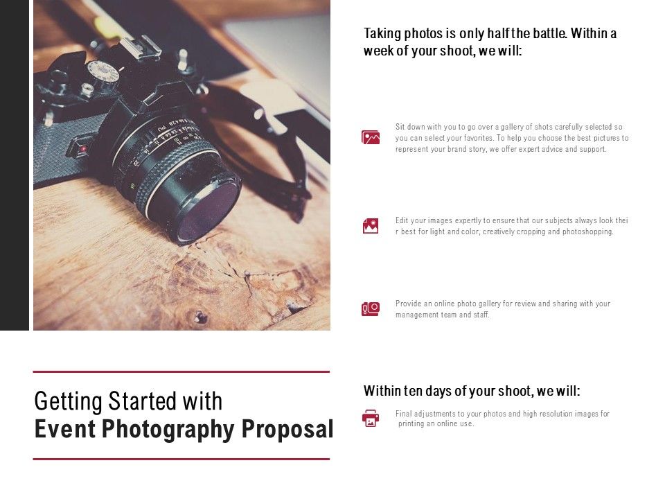 Getting Started With Event Photography Proposal Ppt PowerPoint ... Getting Started With Event Photography Proposal Ppt PowerPoint ...