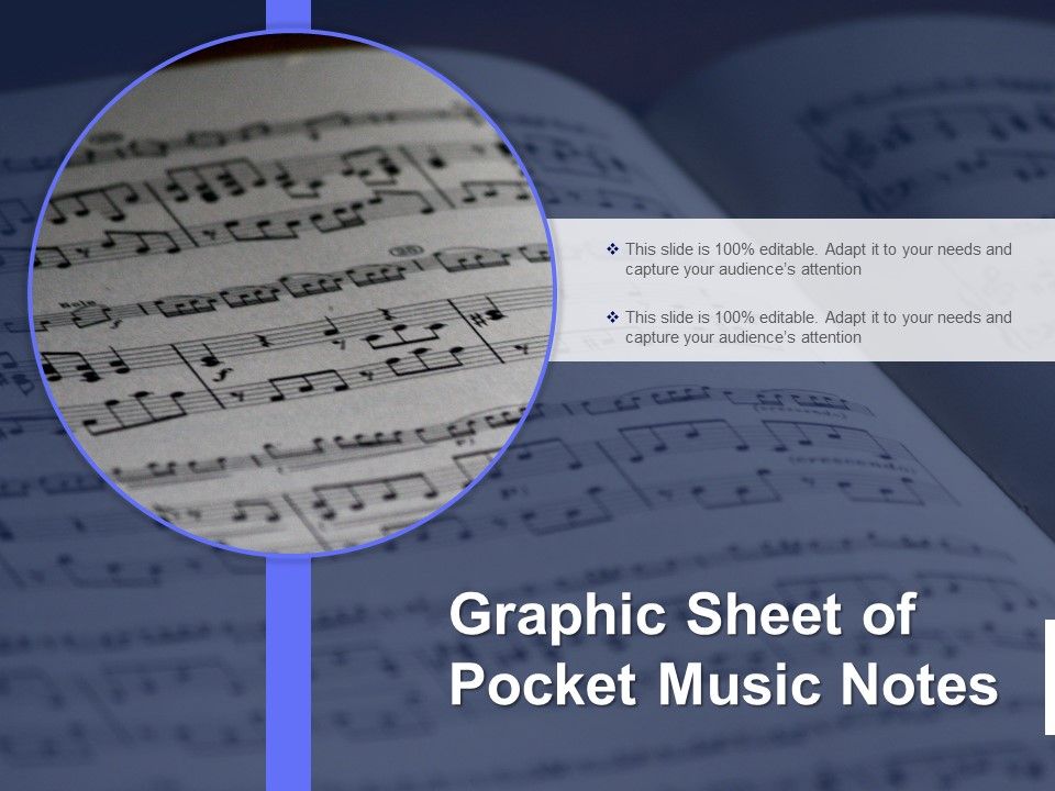 Graphic Sheet Of Pocket Music Notes Ppt PowerPoint Presentation File Ideas