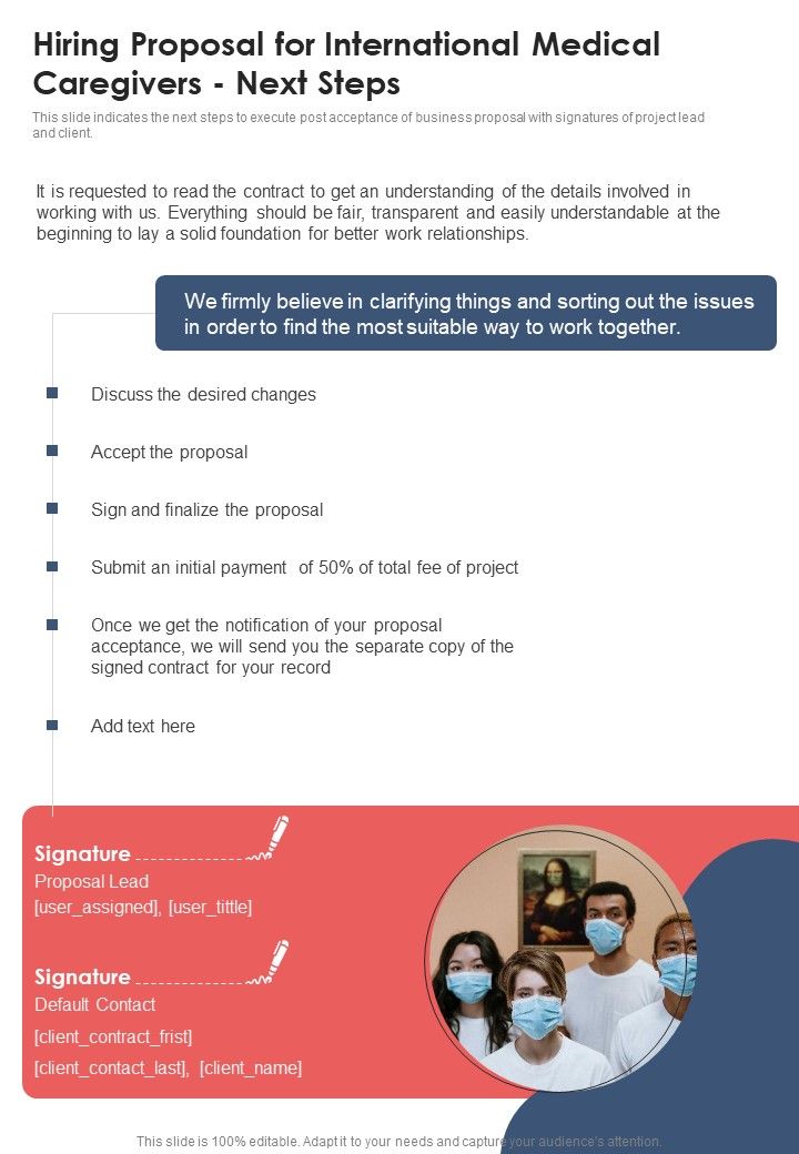 Hiring Proposal For International Medical Caregivers Next Steps One ... Hiring Proposal For International Medical Caregivers Next Steps One ...