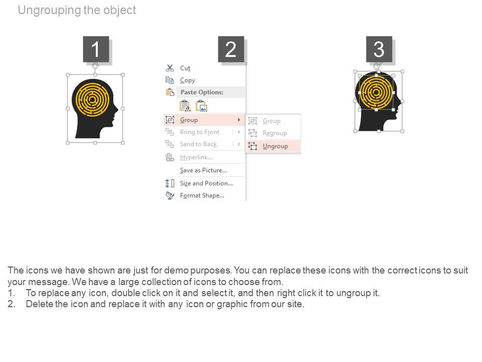 Human Brain With Maze For Complex Process Powerpoint Template