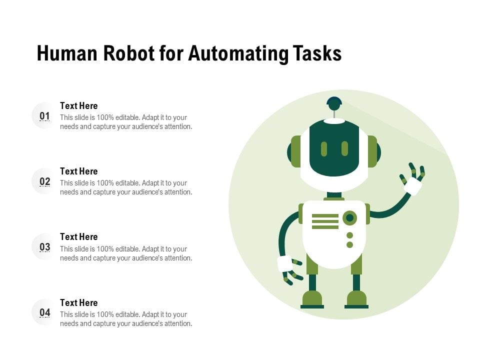 Human Robot For Automating Tasks Ppt PowerPoint Presentation Portfolio ... Human Robot For Automating Tasks Ppt PowerPoint Presentation Portfolio ...