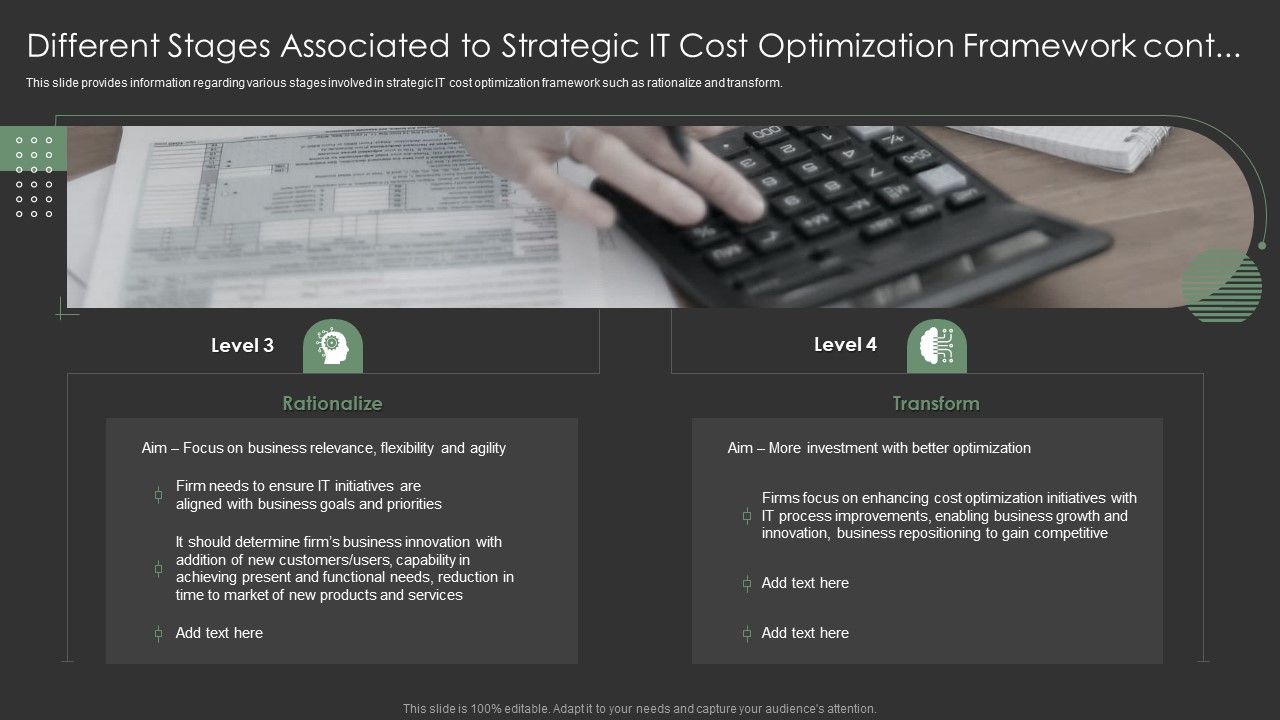 It Spend Management Priorities By Cios Different Stages Involved In Strategic It Cost