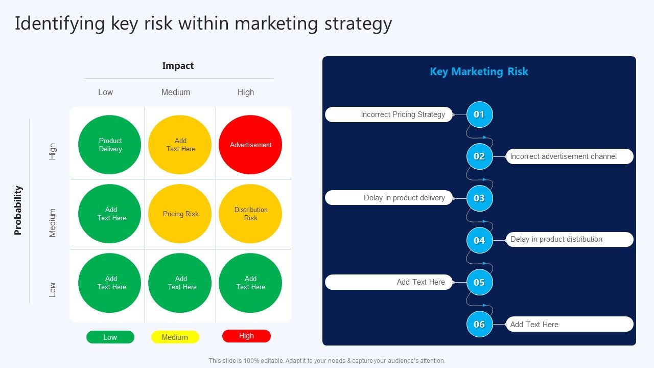 Identifying Key Risk Within Marketing Strategy B2b Electronic Commerce Startup Infographics Pdf