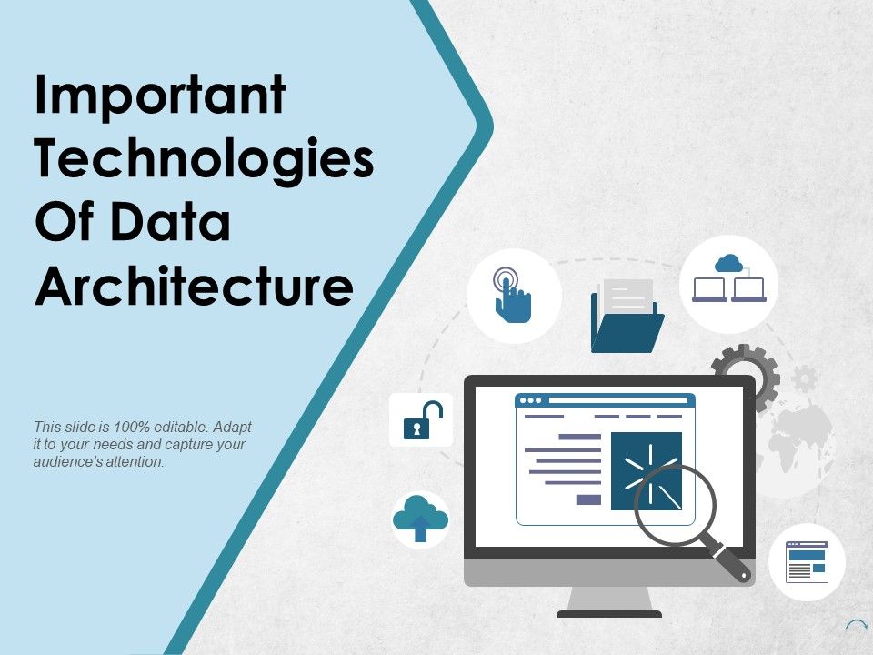 Important Technologies Of Data Architecture Ppt PowerPoint Presentation Show Inspiration