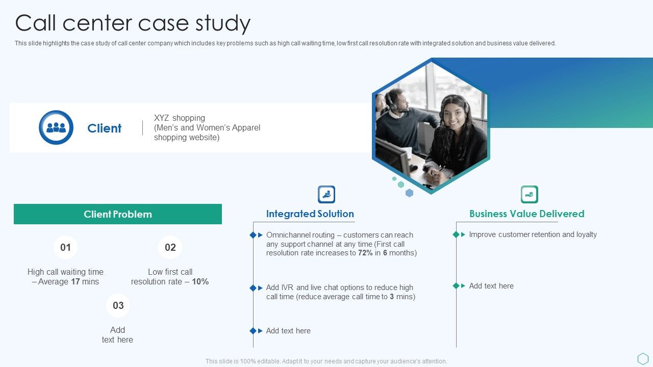 Inbound And Outbound Services Business Profile Call Center Case Study ...