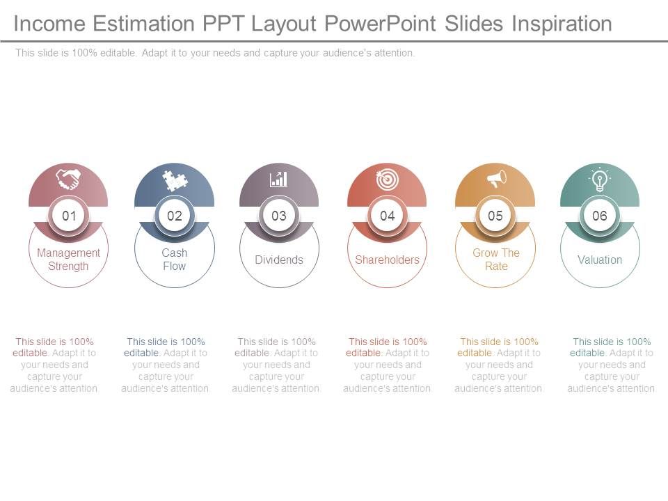 Income Estimation Ppt Layout Powerpoint Slides Inspiration