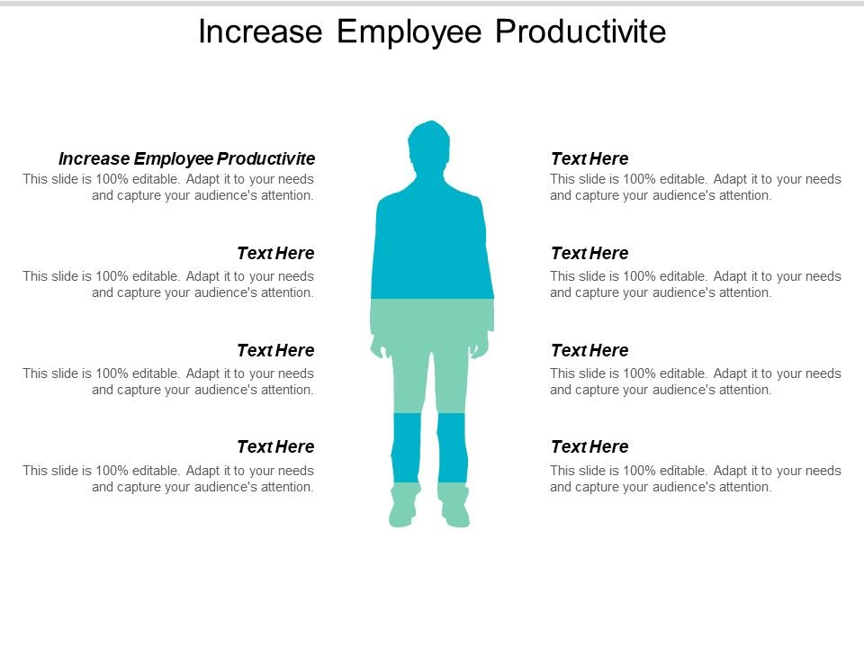 Increase Employee Productivity Ppt PowerPoint Presentation Slides Show Cpb