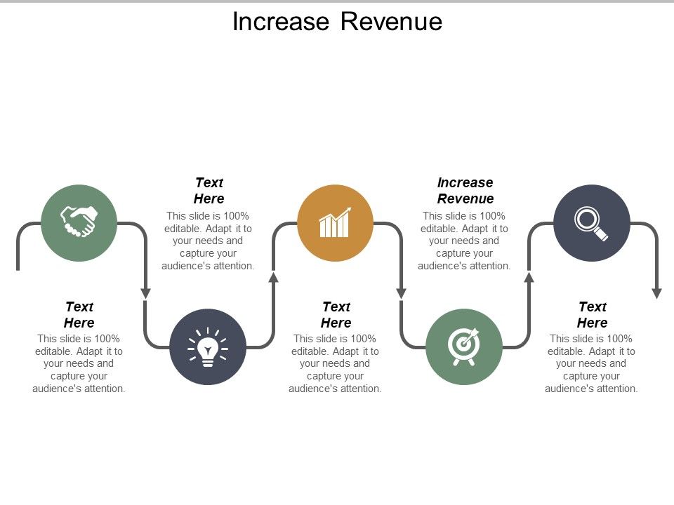 Increase Revenue Ppt Powerpoint Presentation Gallery Skills Cpb