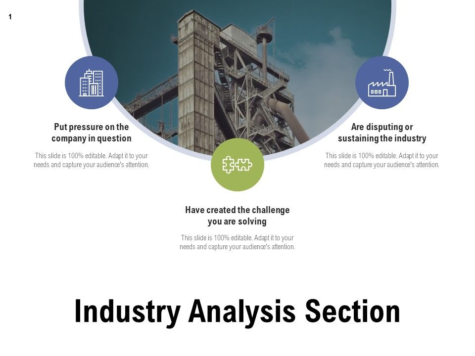 Industry Analysis Section Ppt PowerPoint Presentation Gallery Guidelines