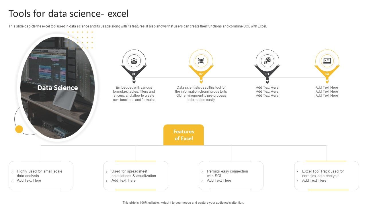 Information Science Tools For Data Science Excel Ppt PowerPoint Presentation Pictures Designs PDF