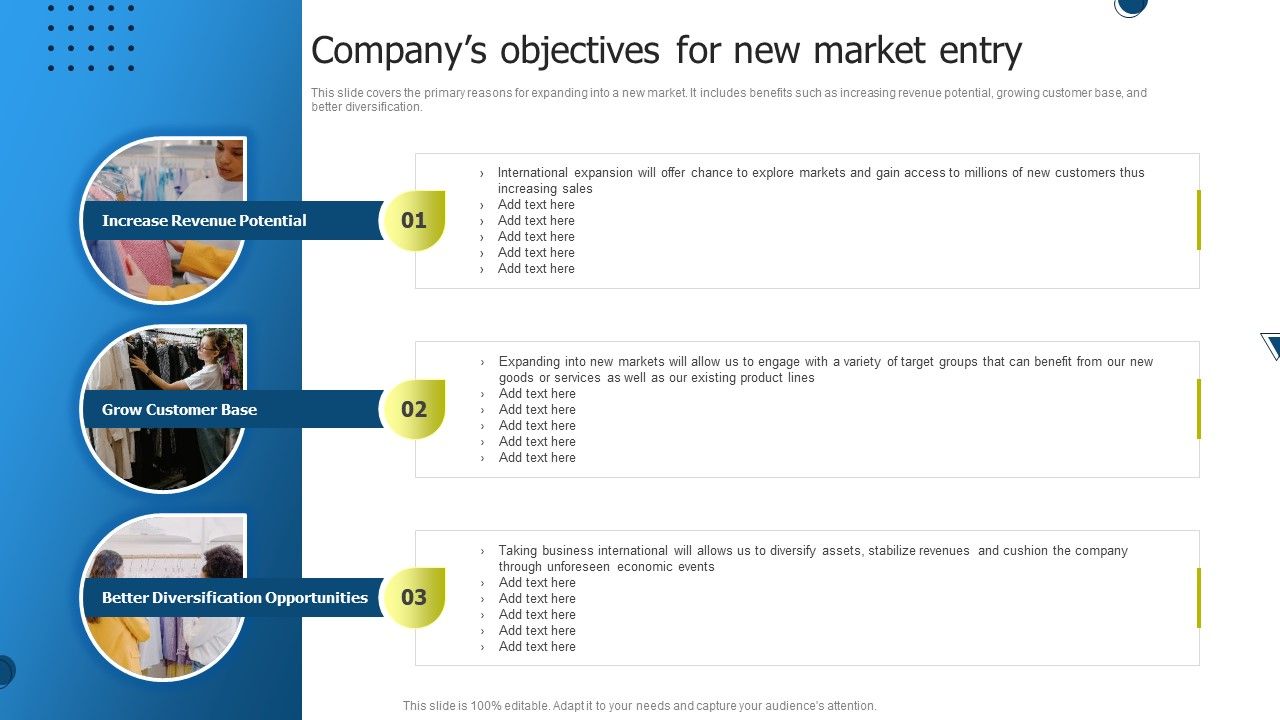 International Market Entry Strategies Companys Objectives For New ...