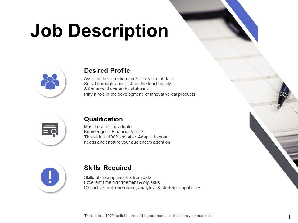 Job Description Ppt PowerPoint Presentation Summary Clipart Images Job Description Ppt PowerPoint Presentation Summary Clipart Images