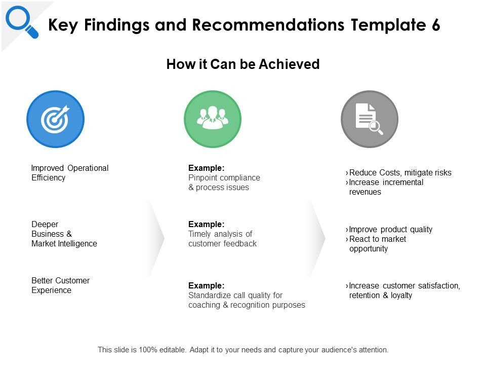 Key Findings And Recommendations Efficiency Ppt PowerPoint Presentation ...