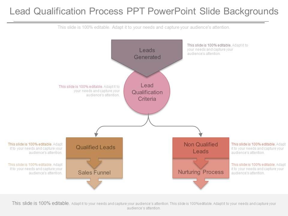 Lead Qualification Process Ppt Powerpoint Slide Backgrounds