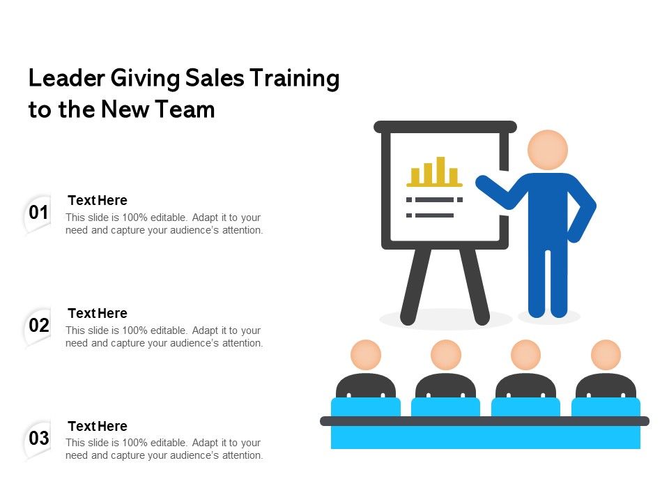 Leader Giving Sales Training To The New Team Ppt PowerPoint Presentation Pr