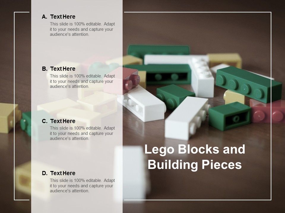 Lego Blocks And Building Pieces Ppt Powerpoint Presentation Outline Diagrams