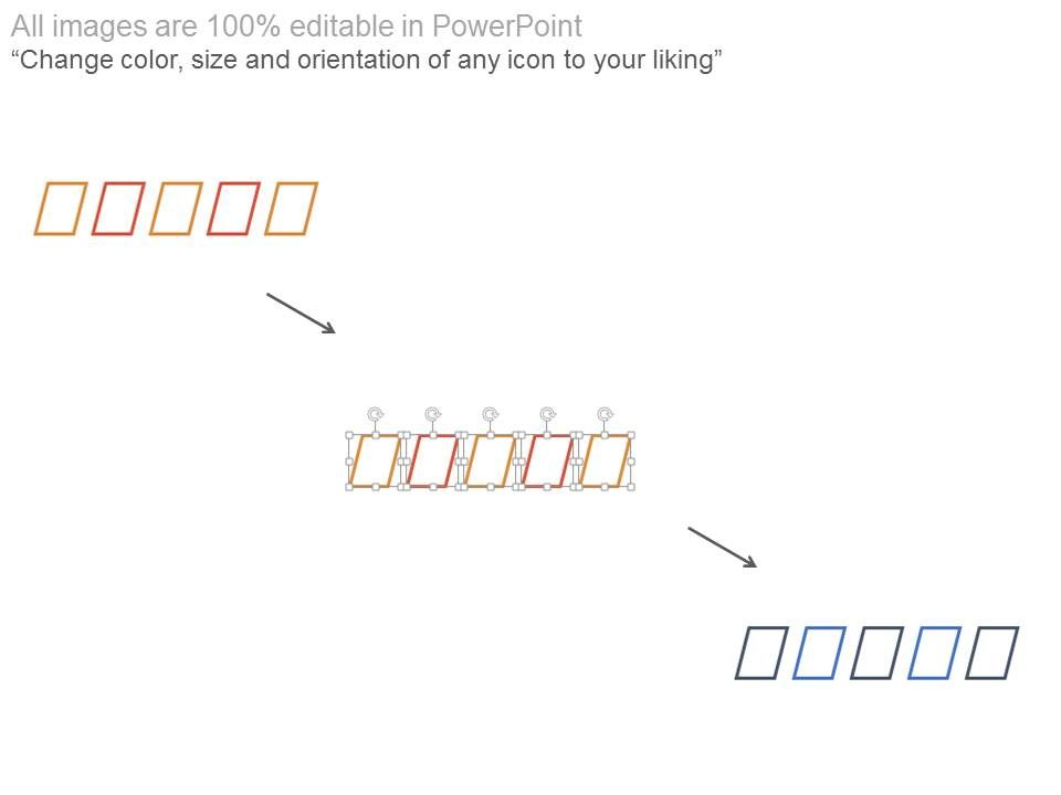 Linear Process Flow Steps To Define Ppt Slides