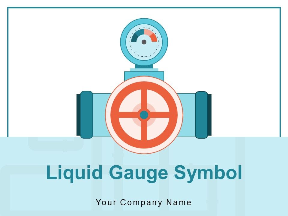 Liquid Gauge Symbol Digital Water Digital Reading Control Gauge Ppt PowerPo