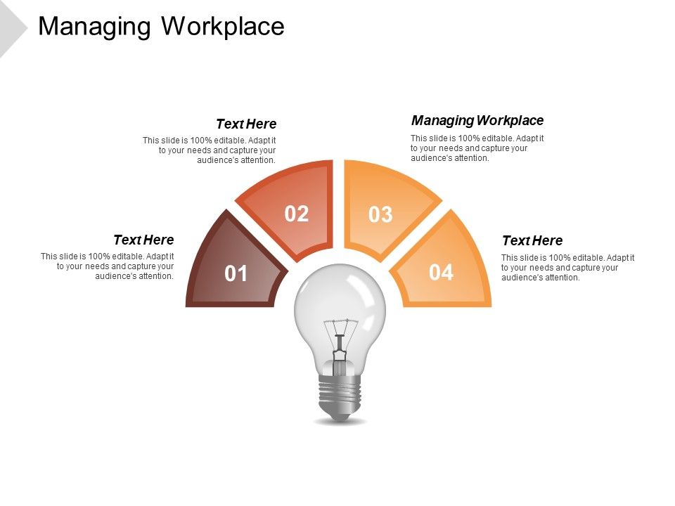 Managing Workplace Ppt Powerpoint Presentation Layouts Ideas Cpb
